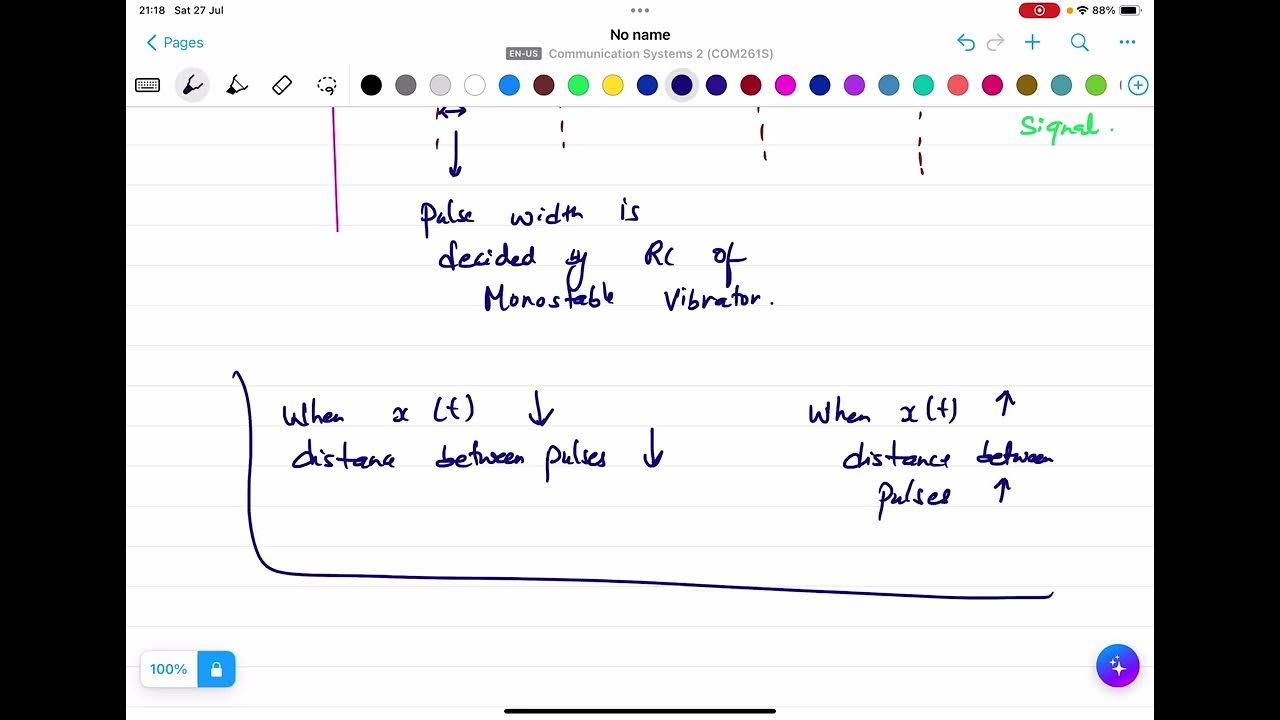 Pulse position modulation (Generation and detection) - YouTube