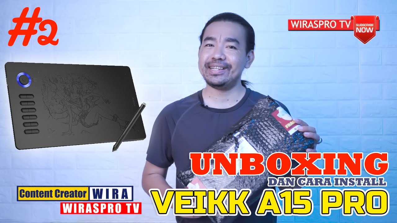 Unboxing Pen Tablet Veikk A15 Pro | Alt Wacom Huion - YouTube