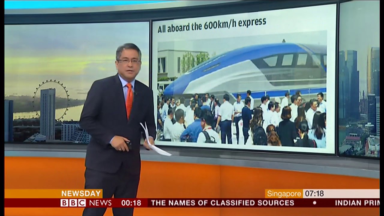 Maglev train - faster than a speeding plane? (China) - BBC News - 24th ...