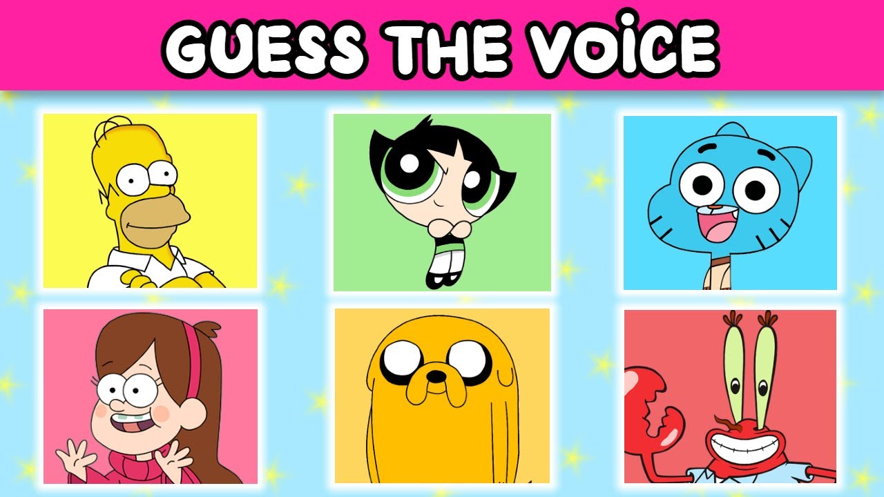 Guess the Cartoon Character by the Voice - YouTube