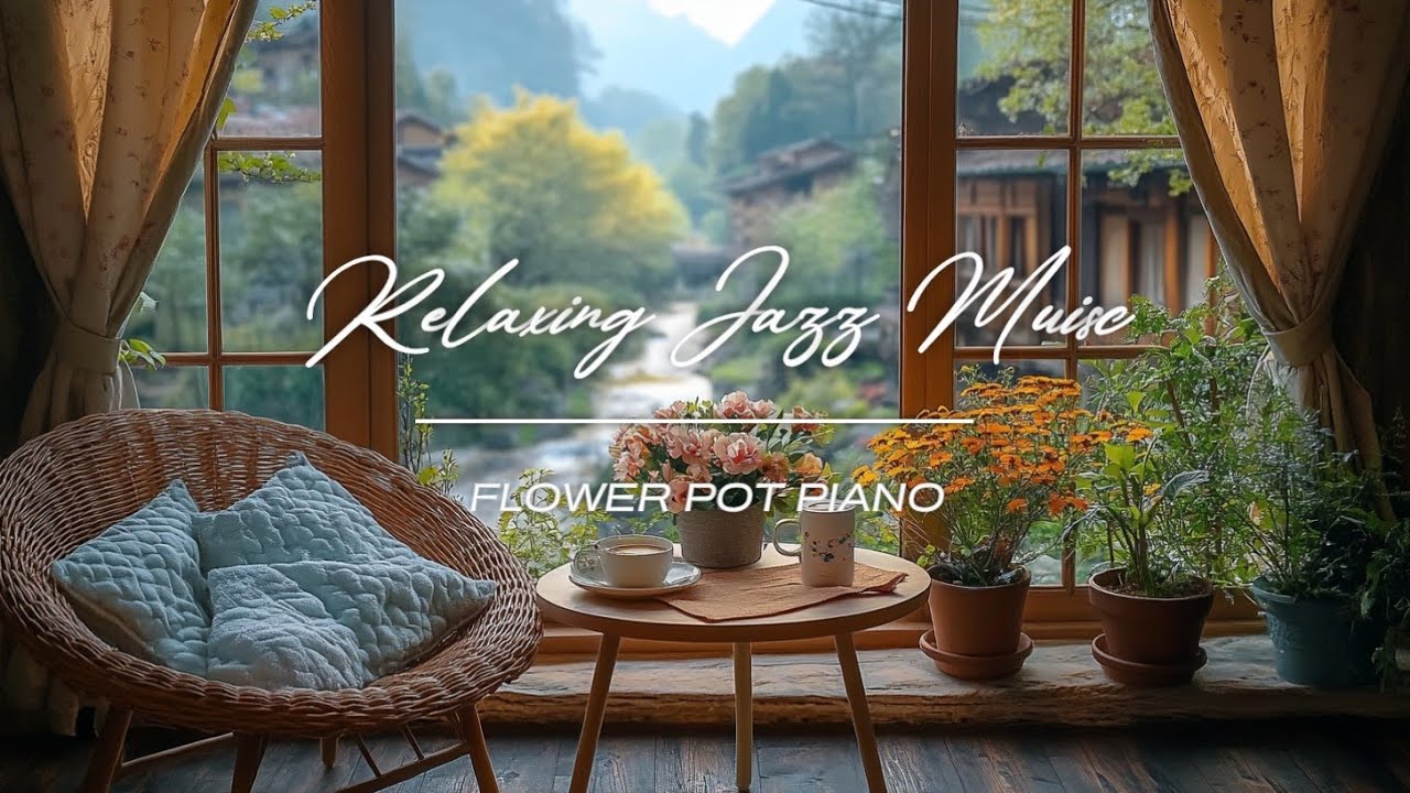 Relaxing Spring Piano Music with Flower Garden View 🌷 Soothing Piano ...