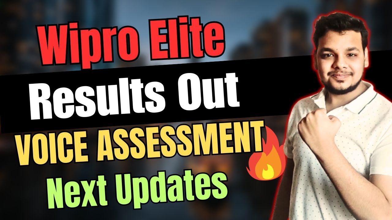 Wipro Elite Test Results Out | Wipro Elite Hiring Updates | Voice ...