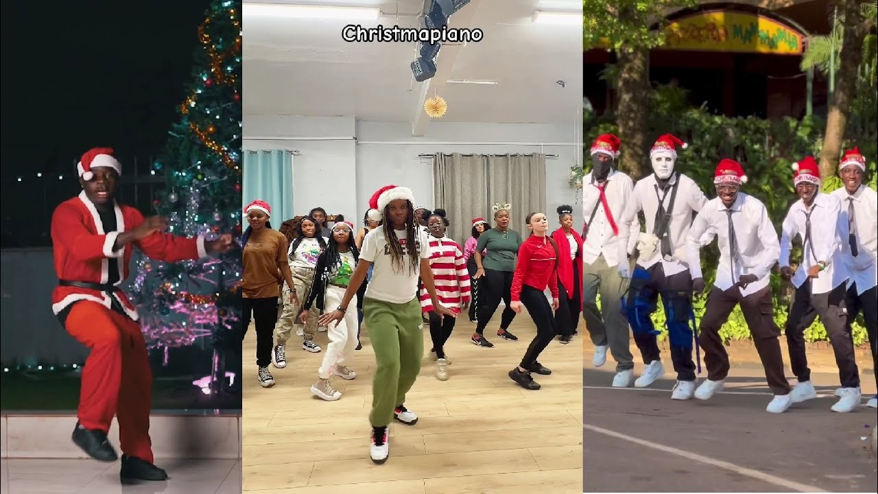 Chrismapiano Christmas Dance Challenge Trends Part 2 - YouTube
