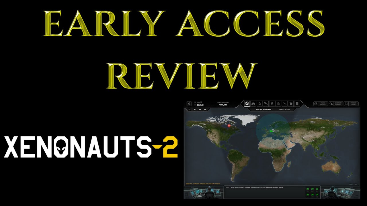 EARLY ACCESS REVIEW - Gameplay Test XENONAUTS 2 - YouTube