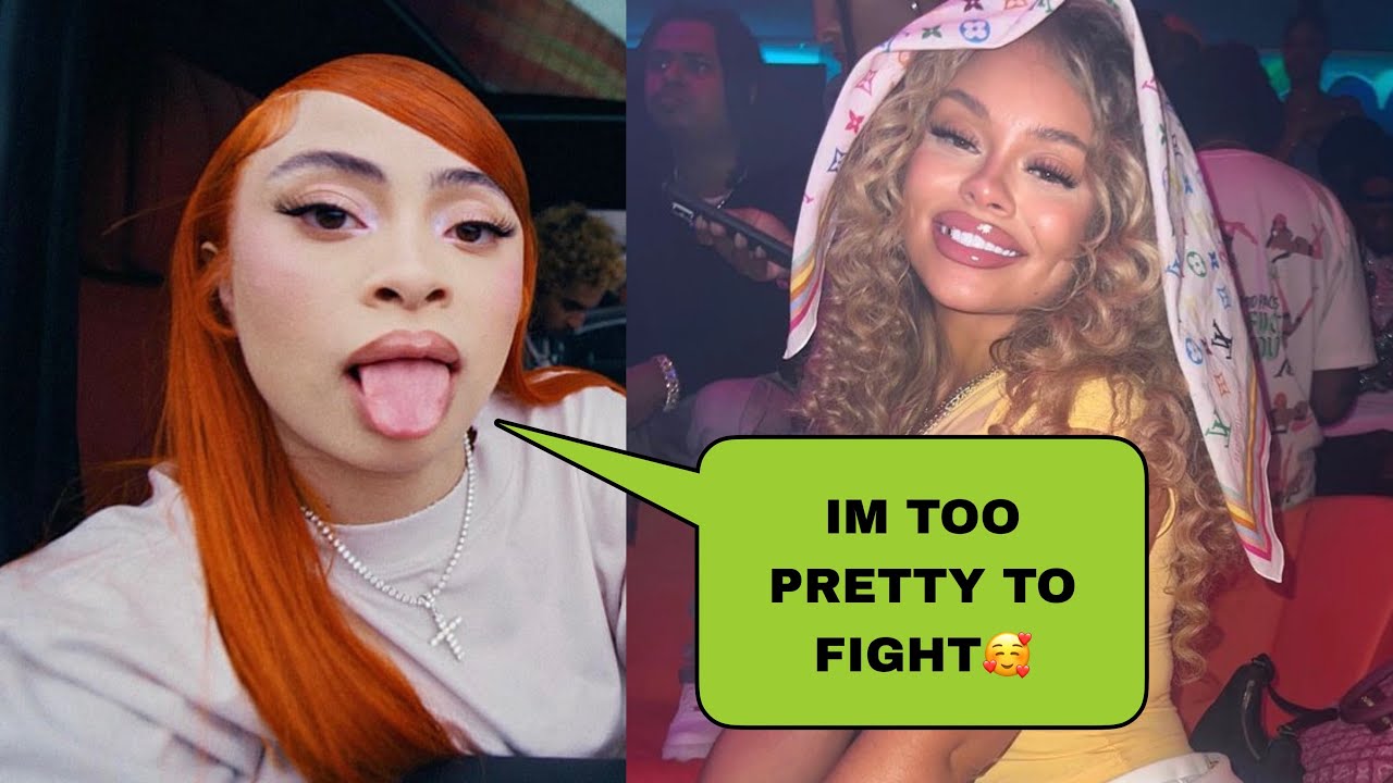 ICE SPICE SAYS SHE IS TOO PRETTY TO FIGHT AFTER DISSING LATTO🤔 - YouTube