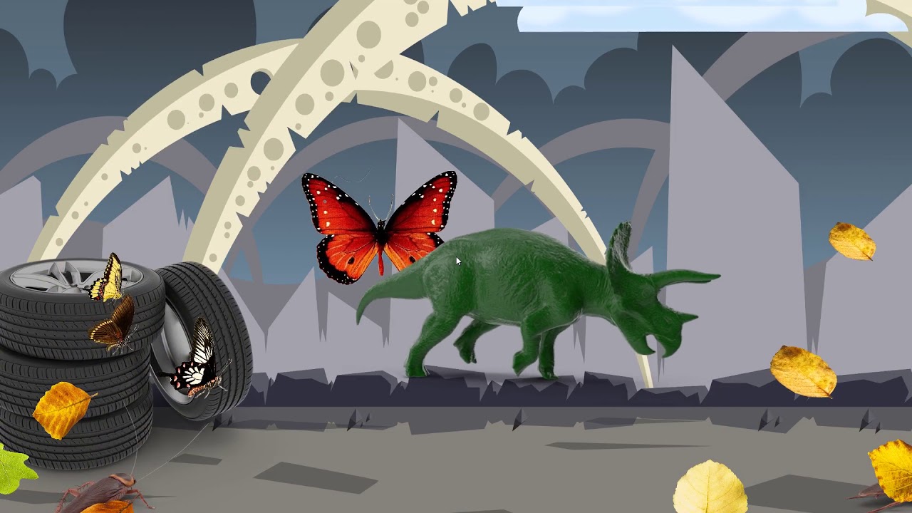 color cartoon water slide video to 2d cartoon - YouTube