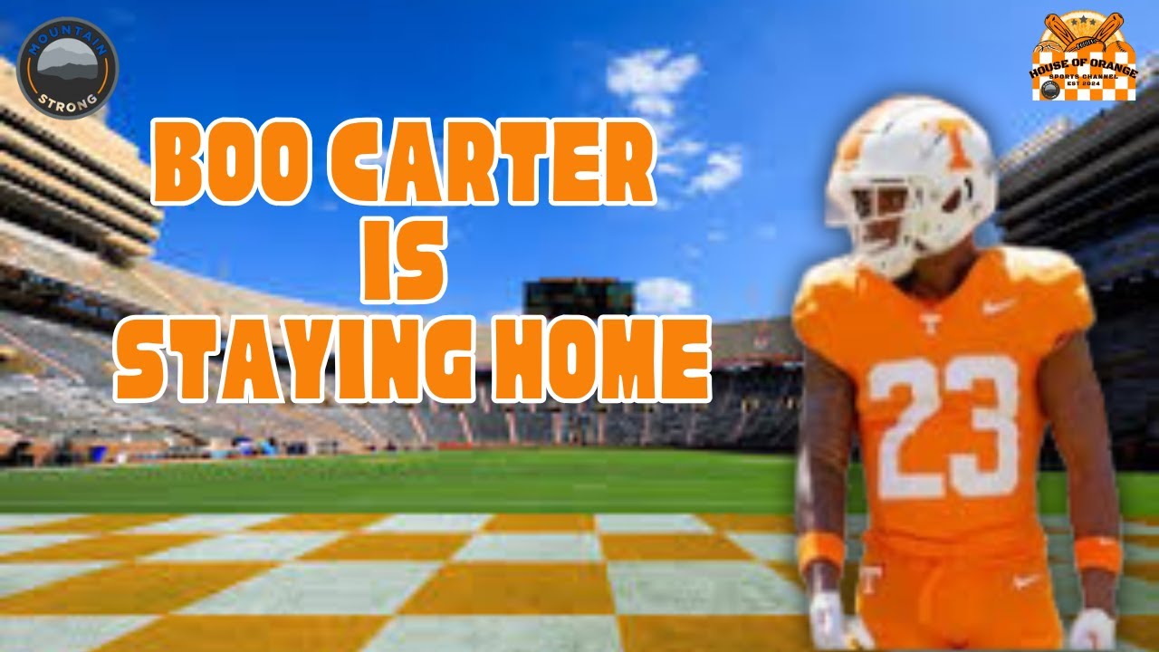 Boo Carter is Staying Home | Tennessee Vols Football - YouTube