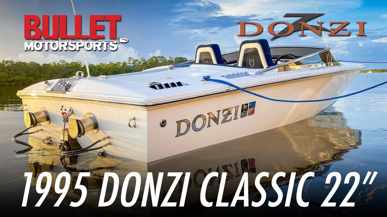 1995 Donzi Classic '22 | [4K] | Sea Trial | 560hp Mercury Racing / Heat ...