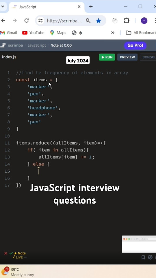 JavaScript interview questions #programming #javascript #coding #softwareengineer # ...