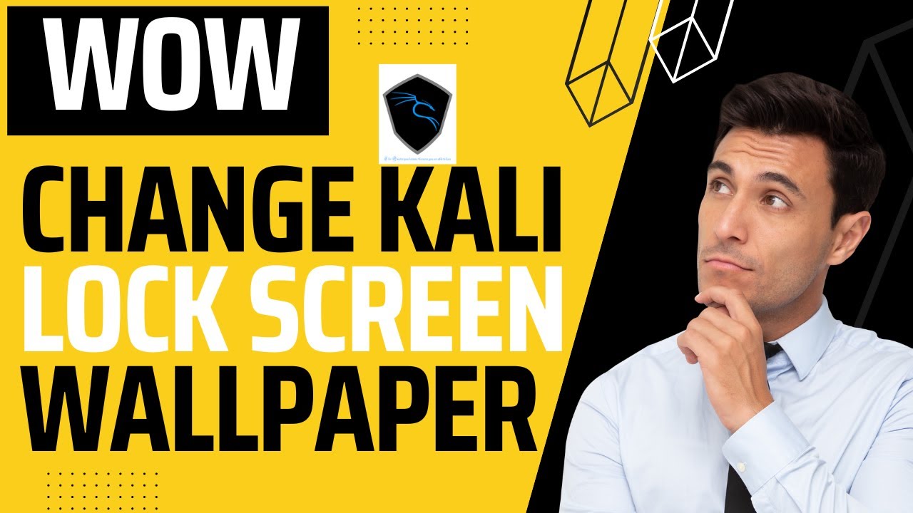 Change kali linux lock screen wallpaper and icon || Technology tip ...