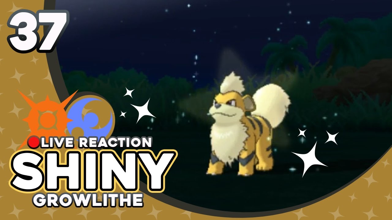 MY FAVORITE POKEMON! SHINY GROWLITHE! | Pokemon Sun and Moon Shiny ...