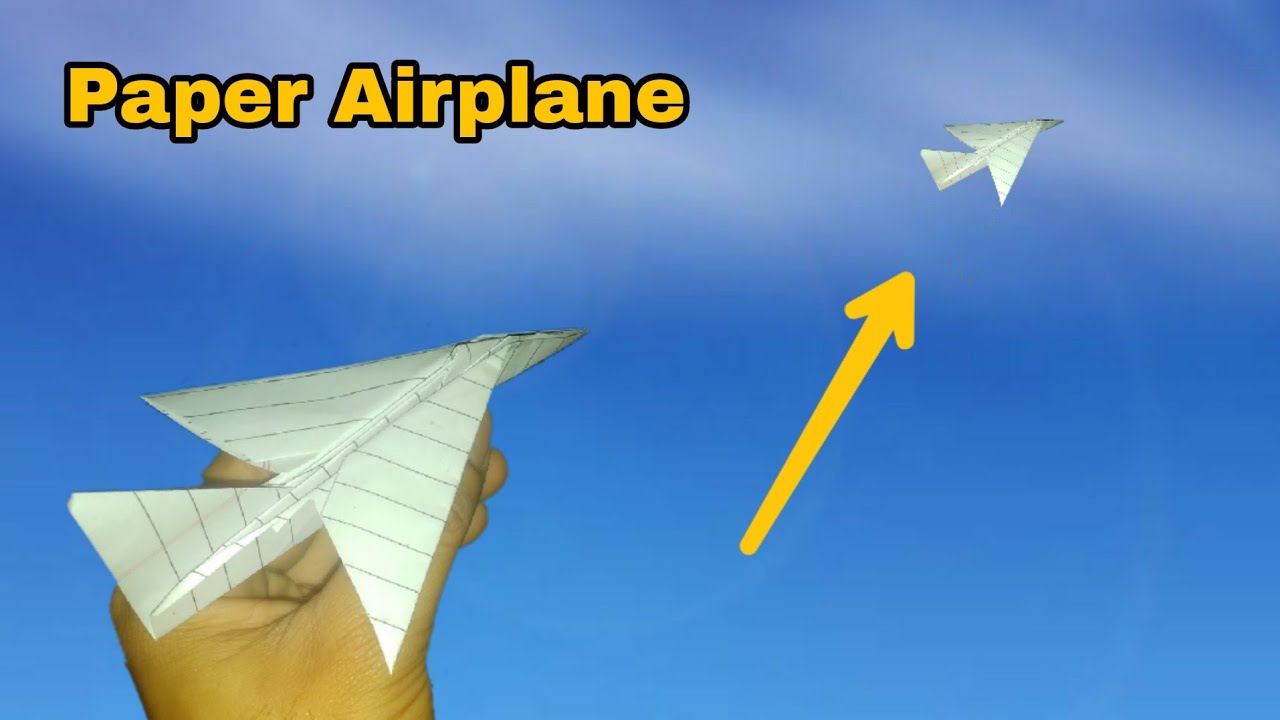 Best Paper Airplane For Distance | How To Make A Paper Airplane To Fly ...
