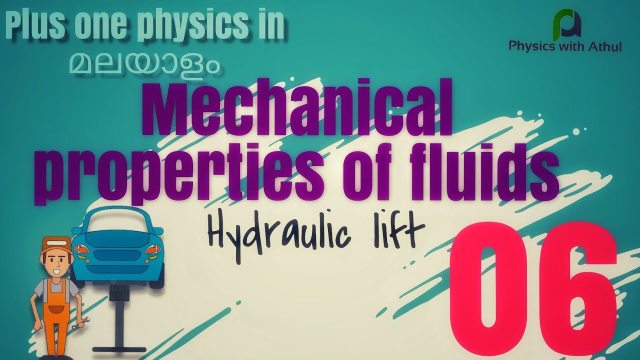 +1 Physics // Mechanical Properties of Fluids //Part 06// Hydraulic ...