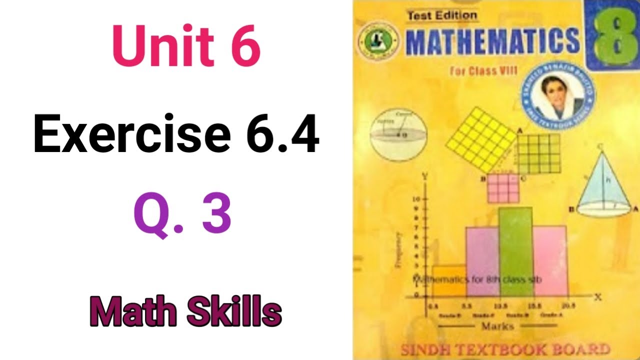 #Maths Class 8 | Unit 6 | Exercise 6.4 | Q 3 | Sindh Textbook board ...