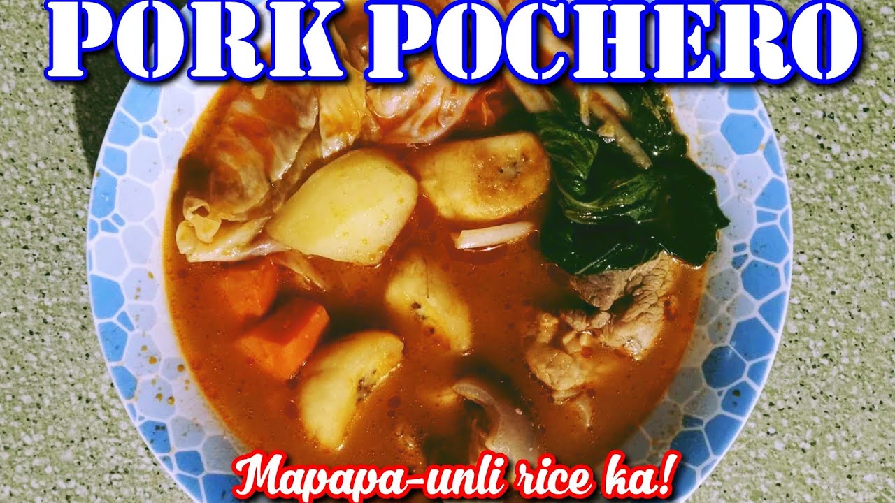 HOW TO COOK PORK POCHERO • PAANO MAGLUTO NG PORK POCHERO 🤤 - YouTube