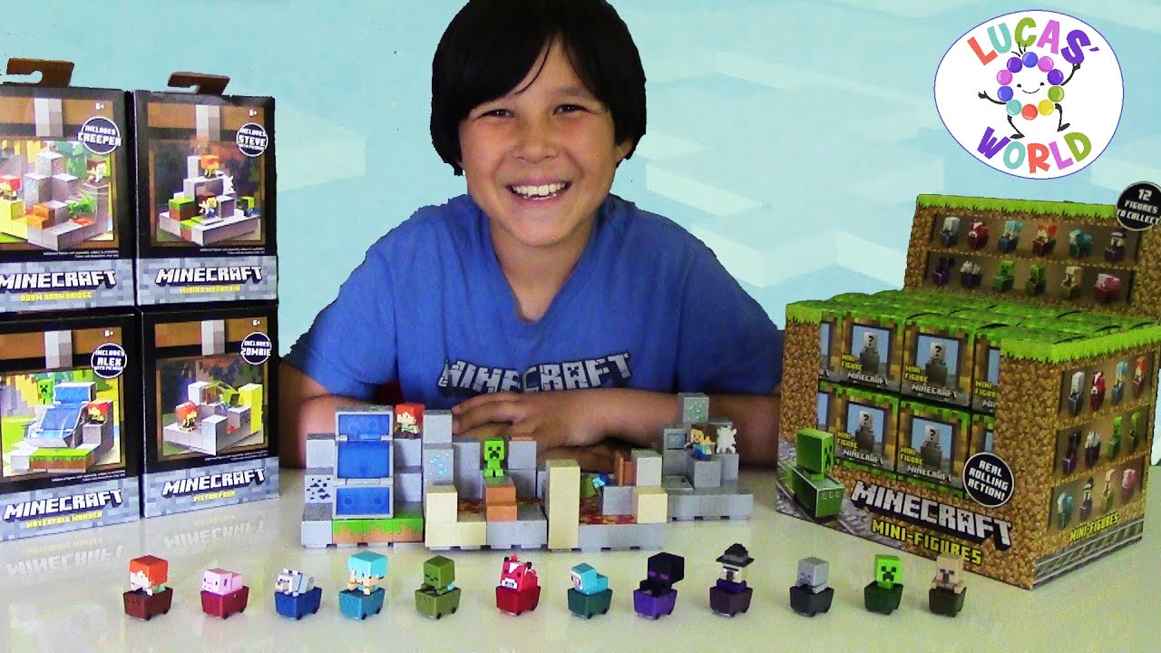 Minecraft MineCart Series All New Minecraft Blind Bags Complete set of ...