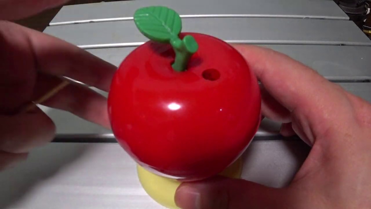 Apple Toothpick Container, one-push type.You can buy for about $ 1 ...