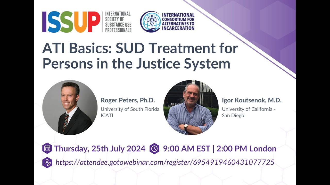 ATI Basics: SUD Treatment for Persons in the Justice System - YouTube