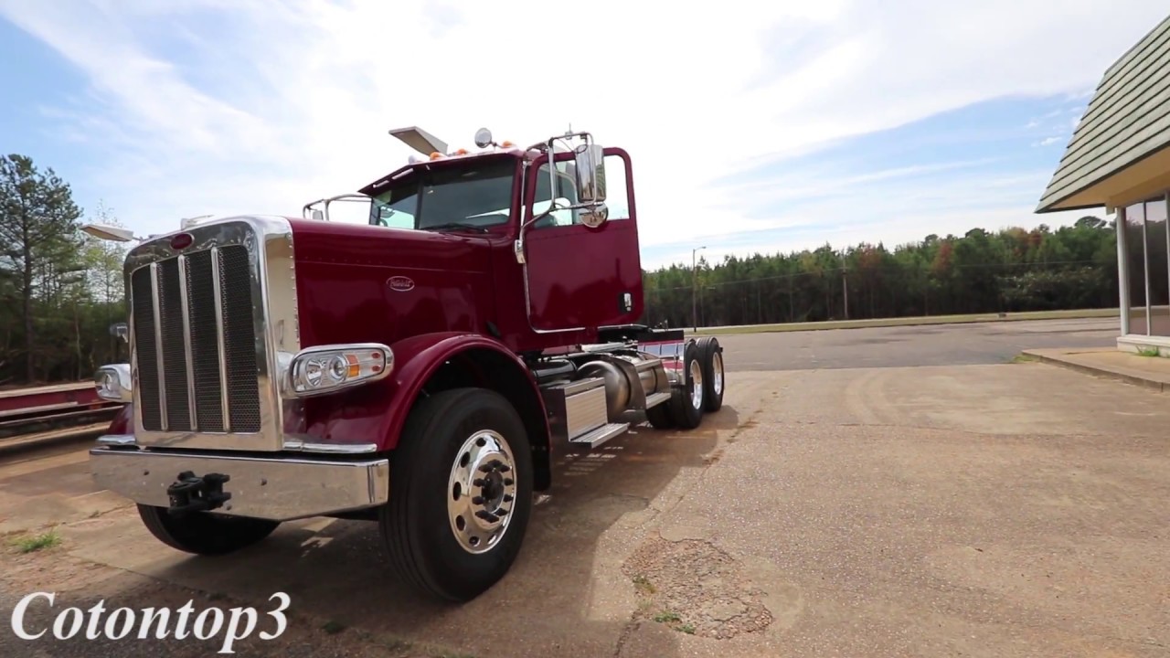 Brand new Peterbilt 388 walk around - YouTube