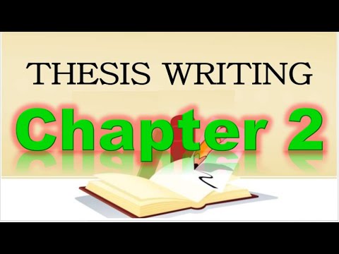 Chapter 2 Thesis Writing - YouTube