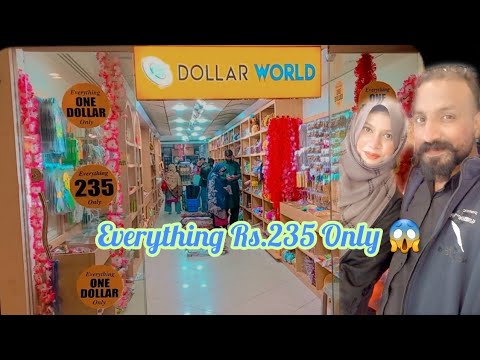 One Dollar Store | Dollar World Atrium Mall |@Iqrachauhanvlog - YouTube