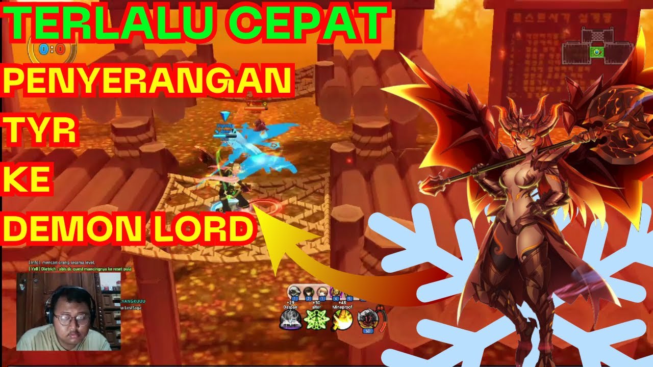 TYR Terlalu Cepat Demon Lord Kesulitan Lost Saga Origin | Demon Lord ...