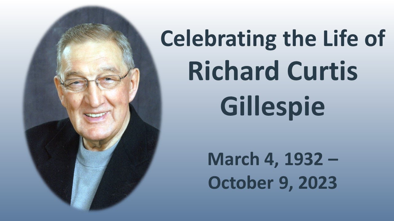 10/28/2023 Richard Gillespie Memorial Service Prince of Peace Lutheran ...