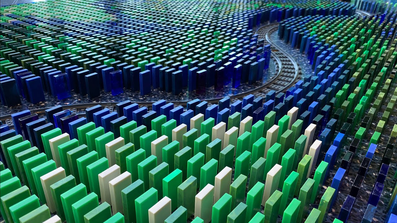 MSC Domino Day 2023 - National Parks & Monuments in 55,000 Dominoes ...