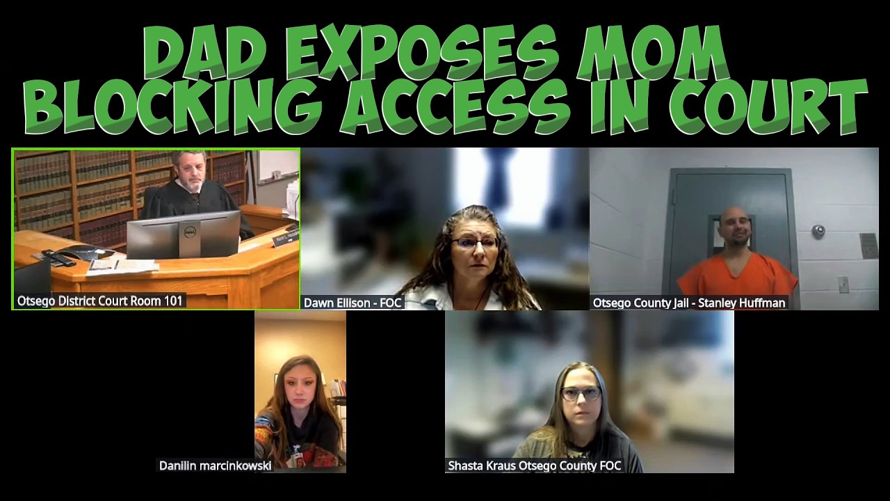 Dad Exposes Mom "Blocking" Access In Court - YouTube