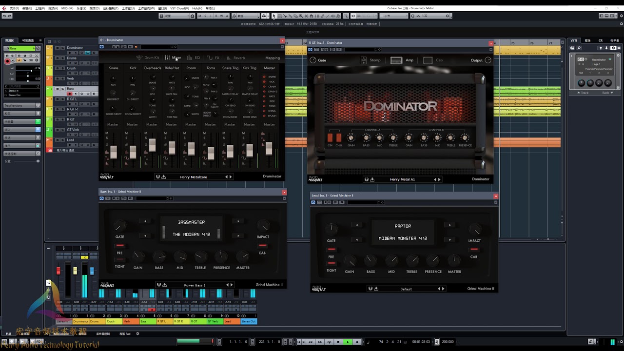Audio Assault Druminator Dominator and Grind Machine II review - YouTube