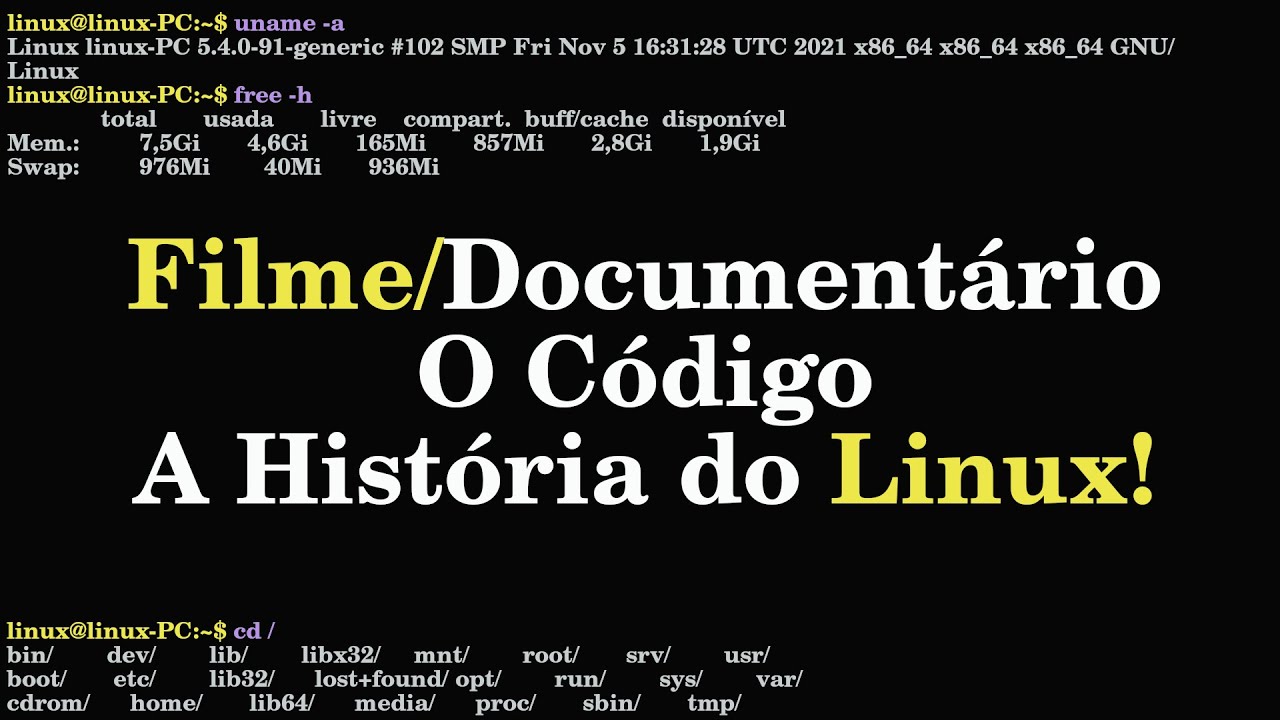 O código - História do Linux - Filme/Documentário legendado -The Code ...