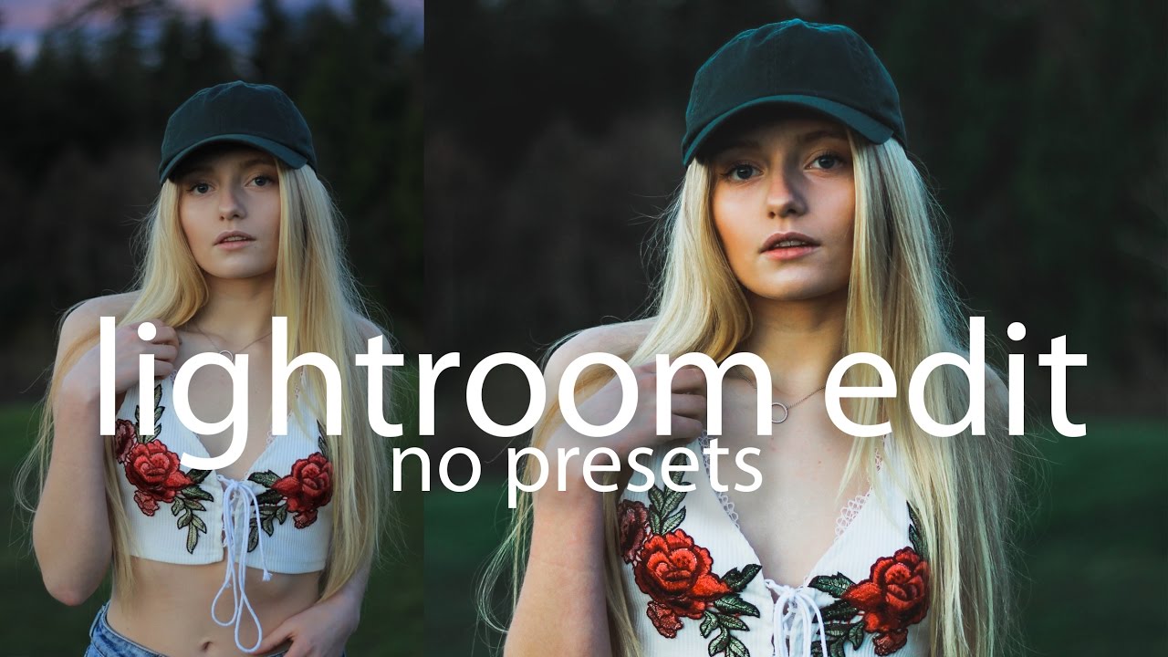 Simple Portrait Editing In Lightroom Youtube