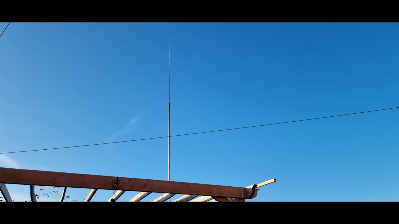 Ham radio fitting a old CB aerial for 10 metres - YouTube