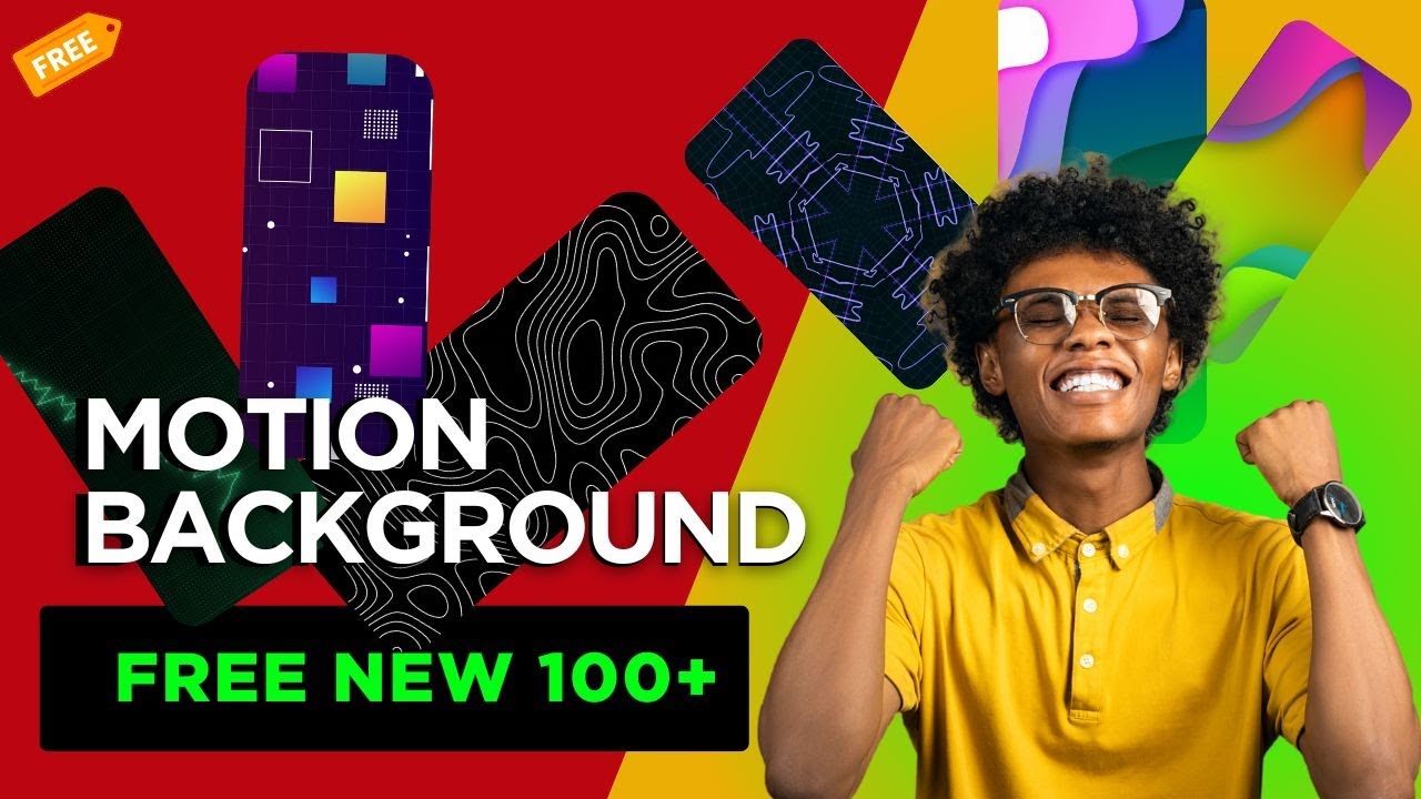 100 Motion Graphic Backgrounds FREE To Download NOW - YouTube
