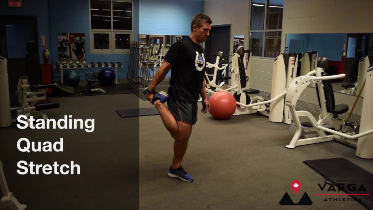 Standing Quad Stretch - YouTube
