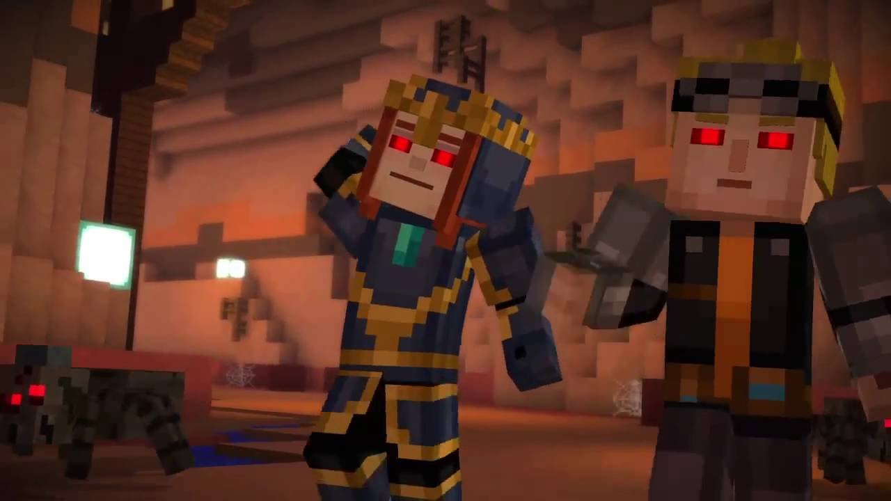 Minecraft StoryMode Episode 7 #3 - Petra Or Lukas?! - YouTube