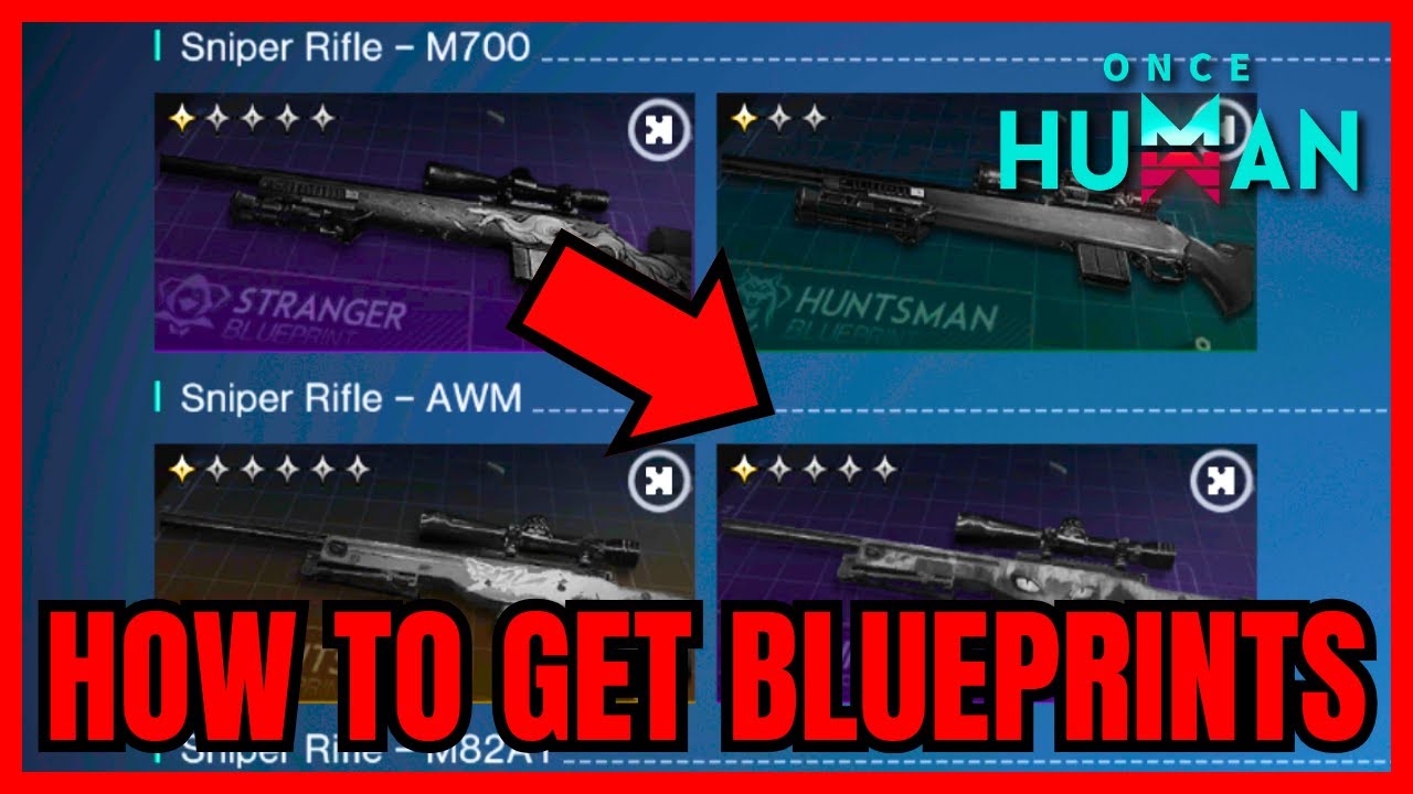 Once Human How To Get BLUEPRINTS (BEST WAY!) - YouTube
