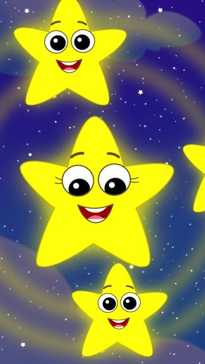 Five Little Stars #shorts #nurseryrhymes #kidssongs #stars # ...