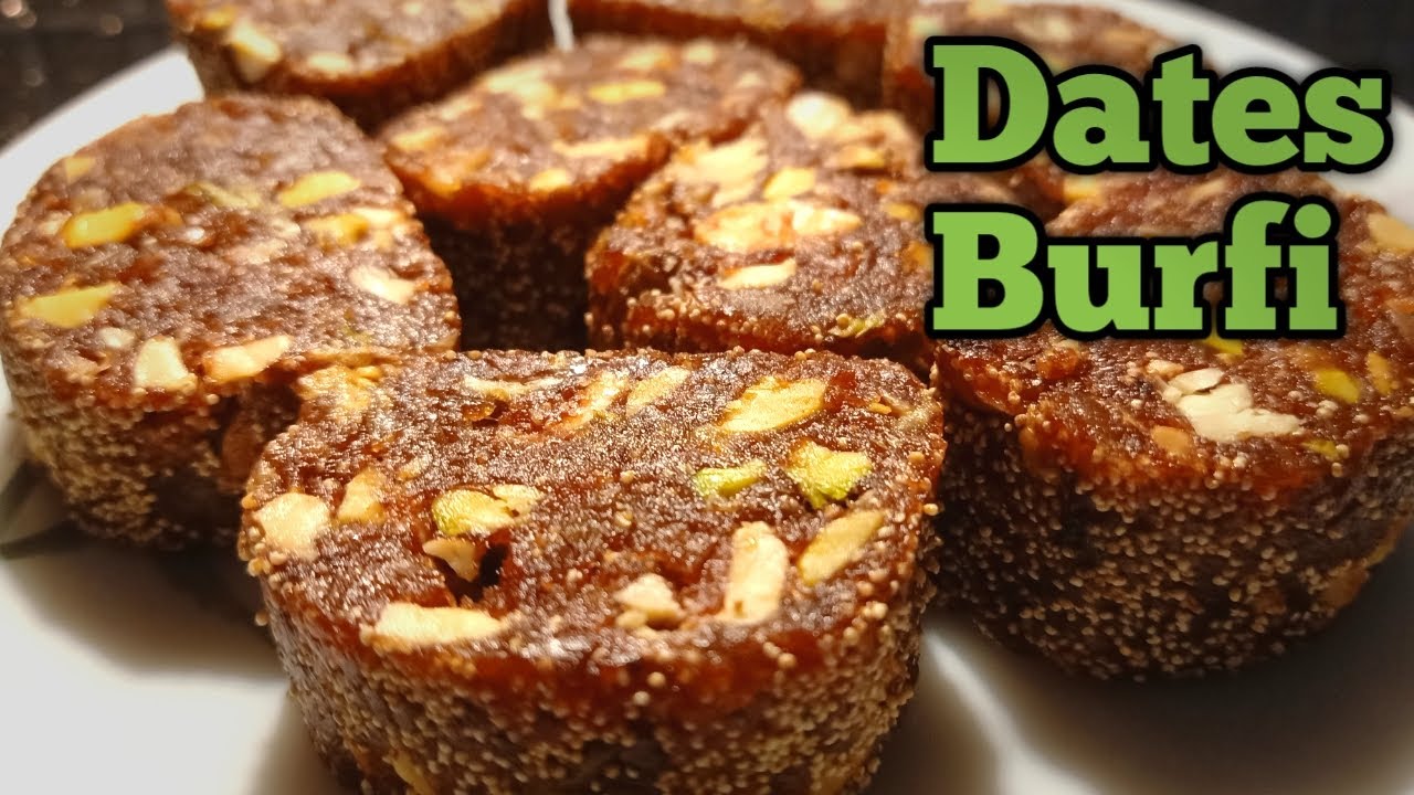 How to make Khajur burfi(Dates burfi)Diwali special! ഈന്തപ്പഴം ബര്‍ഫി ...