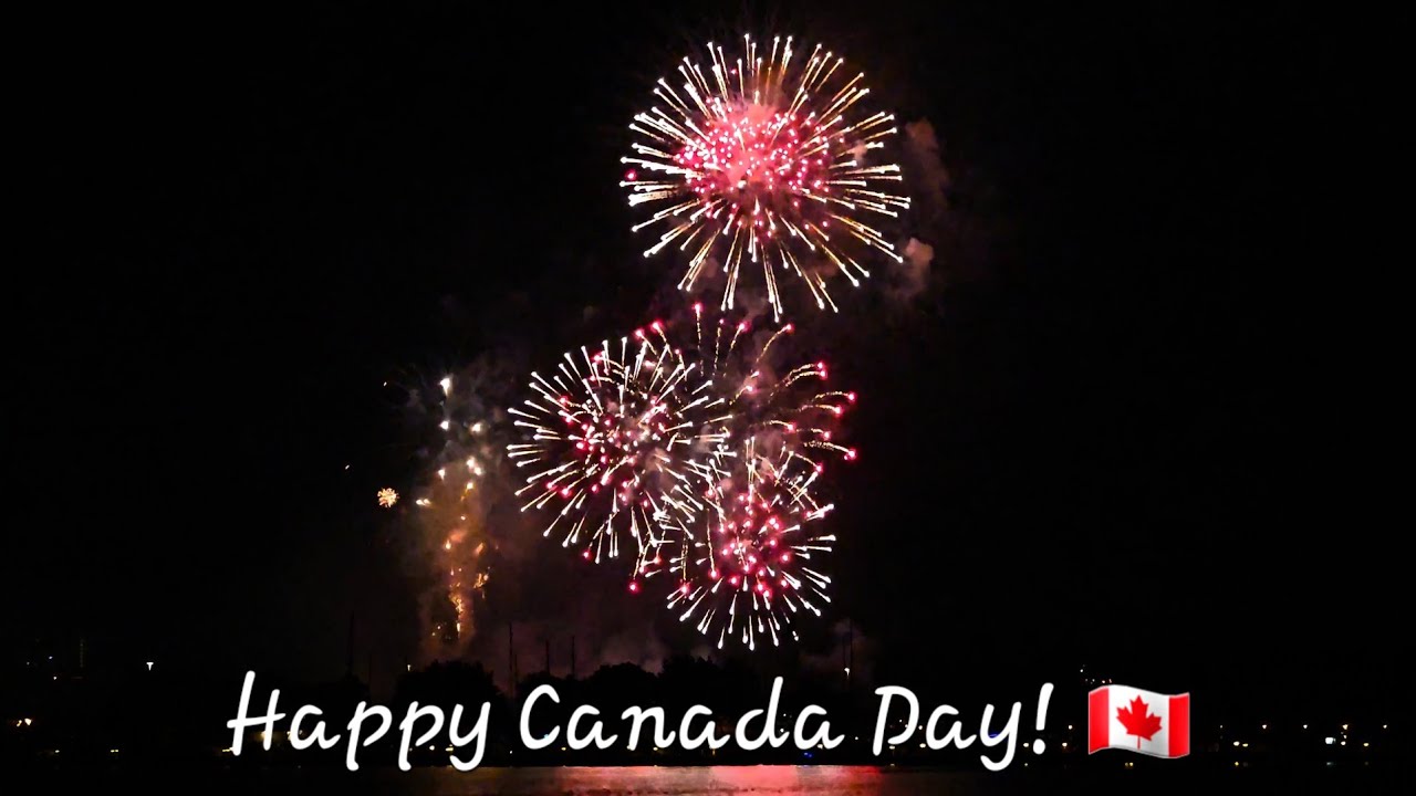🇨🇦 Happy Canada Day! Hamilton Fireworks @ Bayfront Park - YouTube