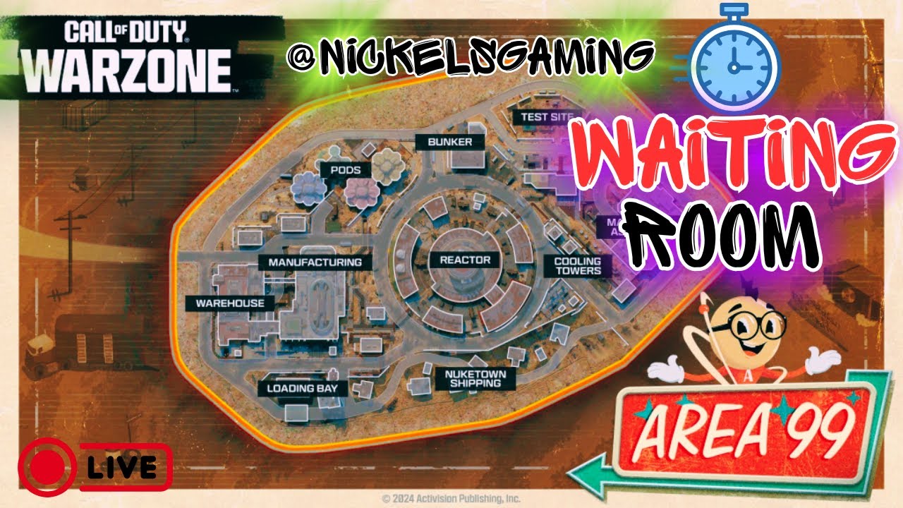 🔴LIVE-Warzone Area 99 Waiting Room Bo6 After.......Nov 14TH (Vertical ...