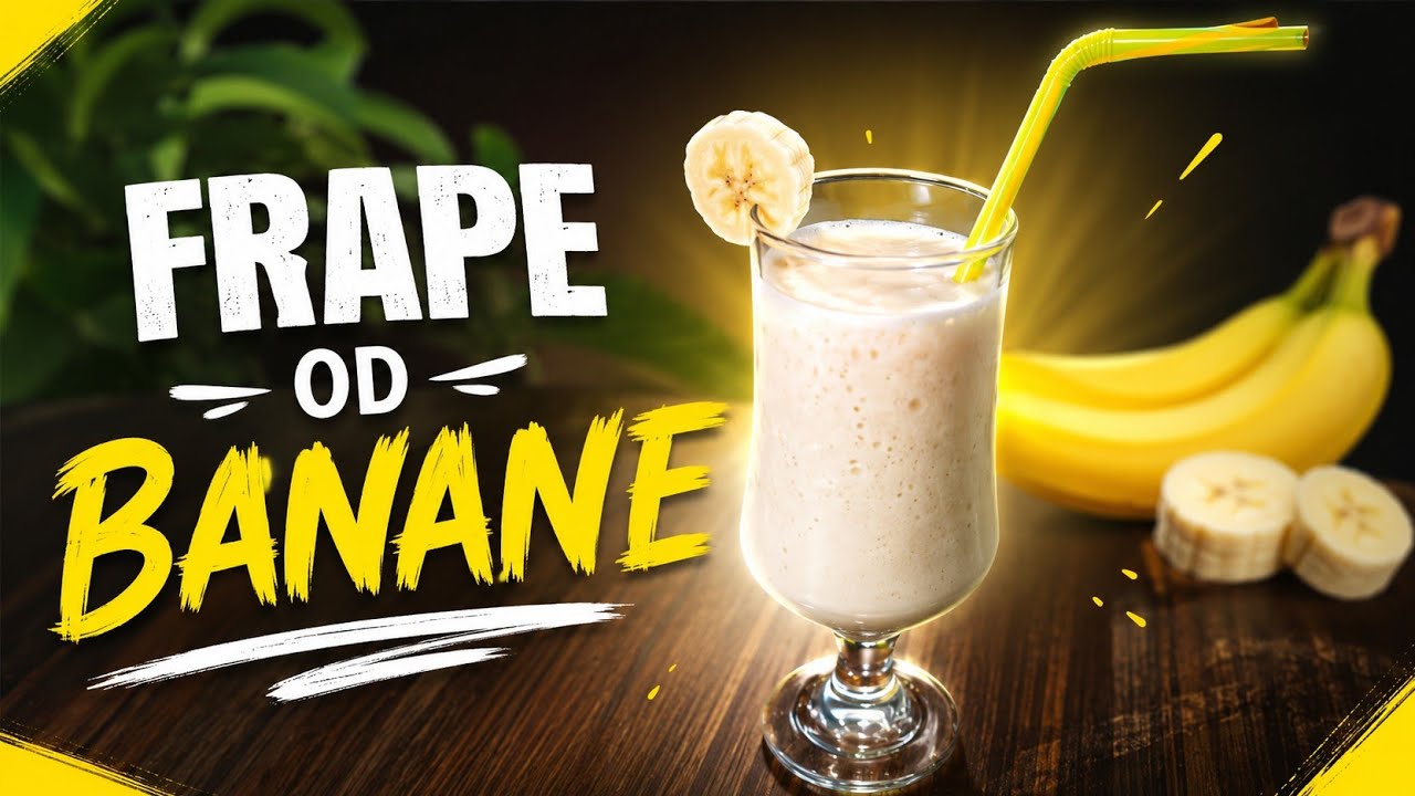 🍌Kako napraviti Frape od Banane (lako i ukusno) - YouTube