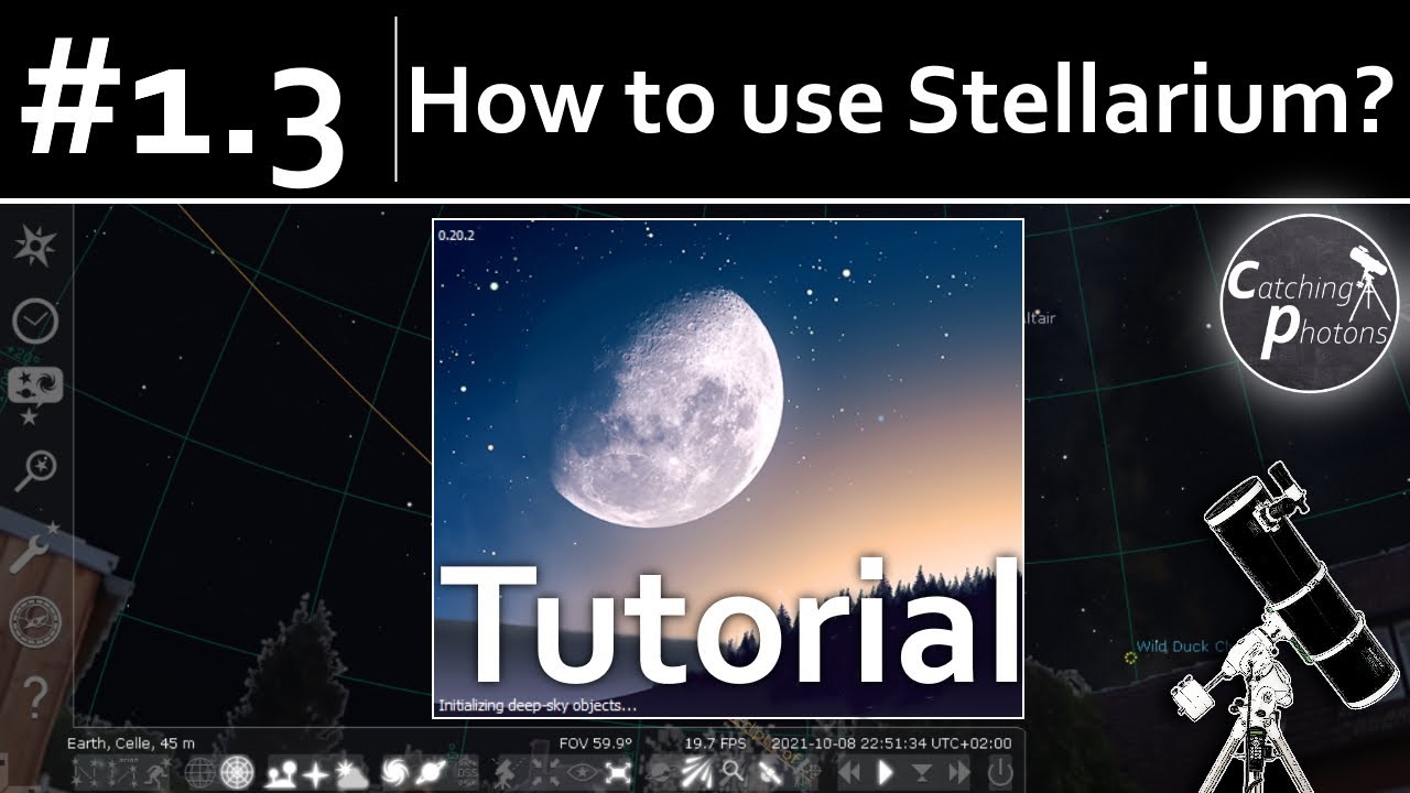 Astro Tutorial #1.3: Using Stellarium - YouTube