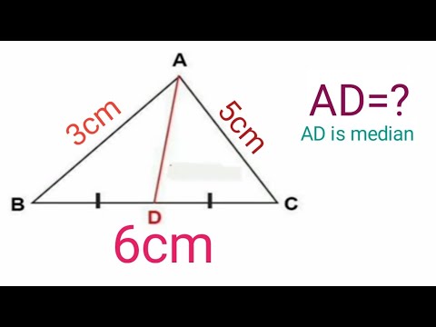 length of median | formula - YouTube