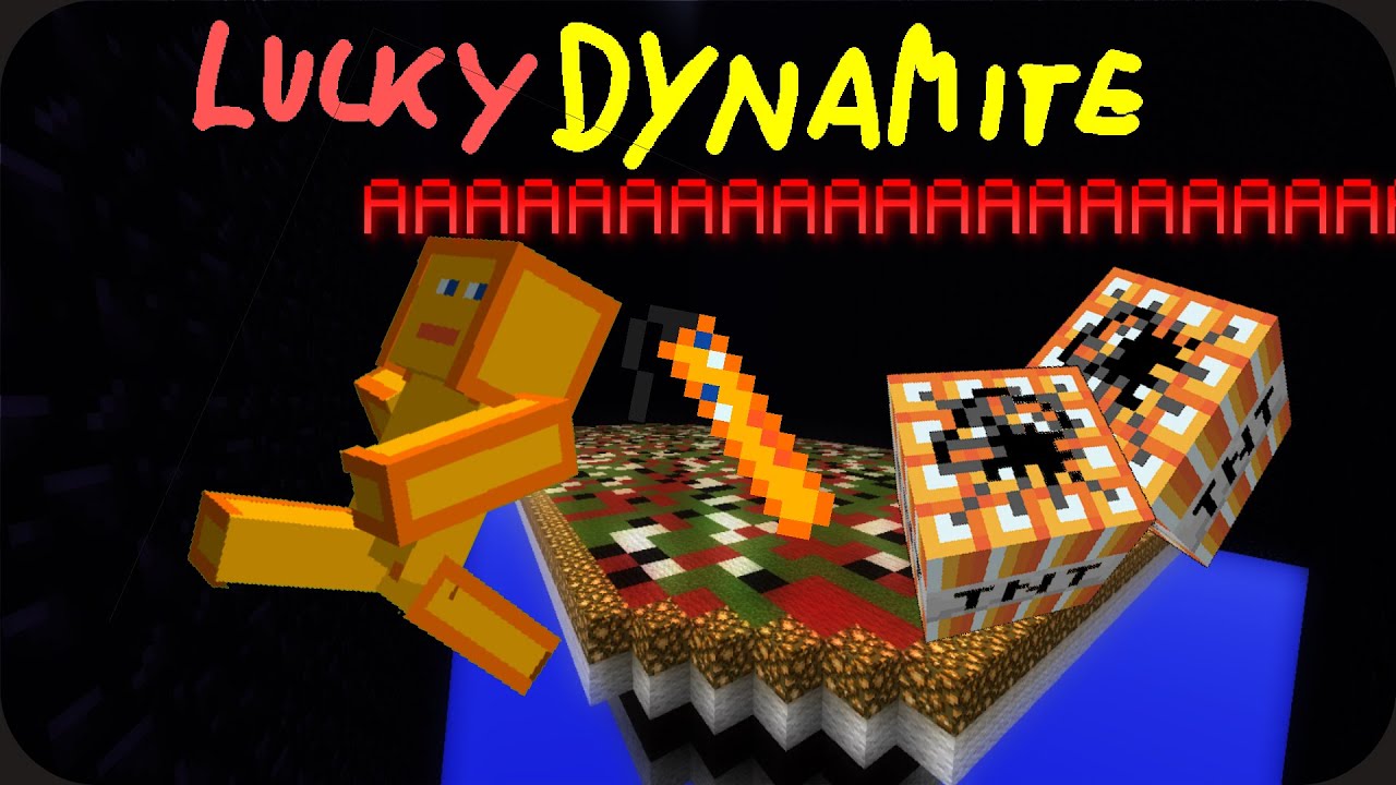 Minecraft LUCKY DYNAMITE #1 - This game hates me! - YouTube