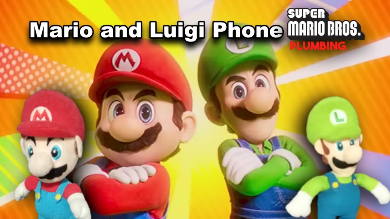 Mario and Luigi Phone Super Mario Bros. Plumbing! - YouTube