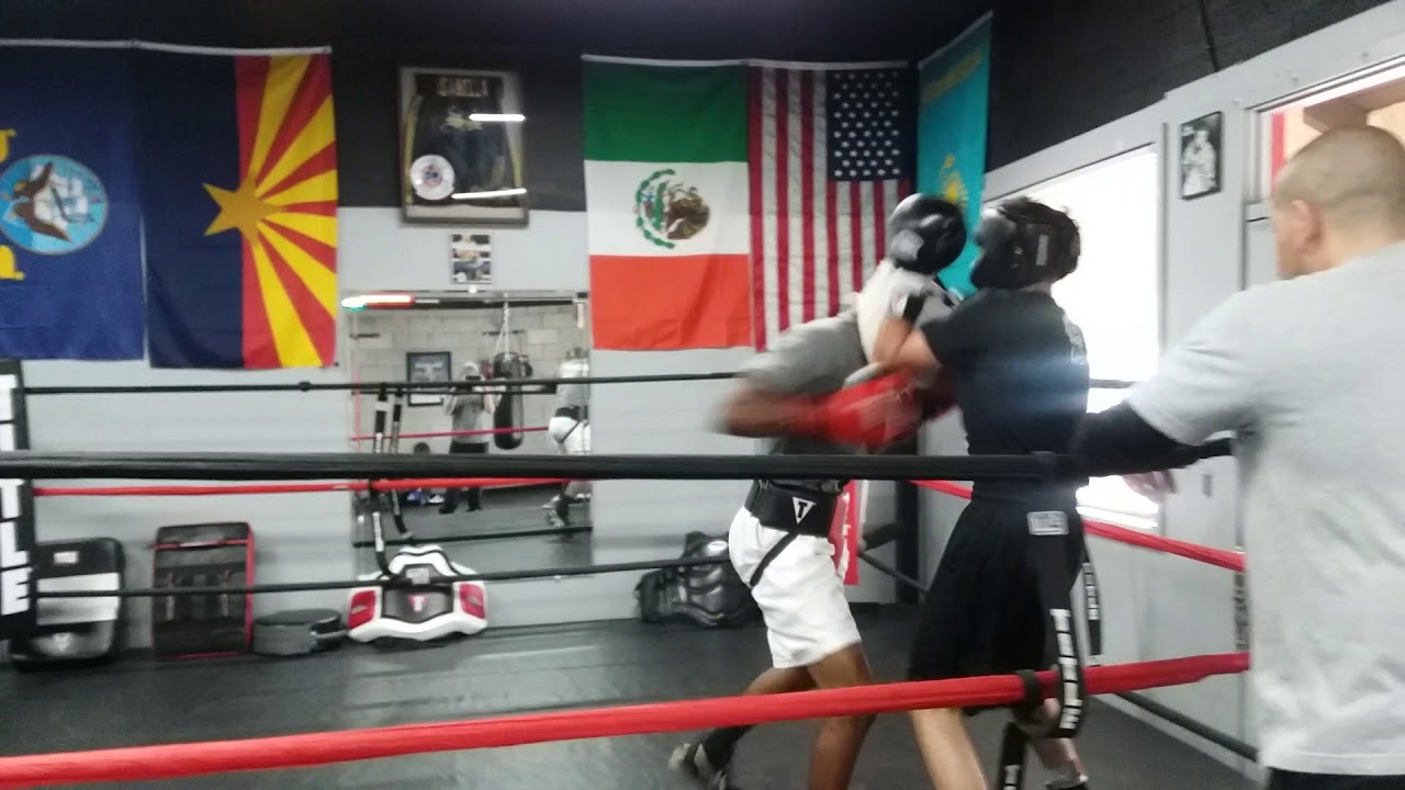 1st Sparring Session - YouTube