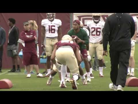 FSU Spring Football, Day 12: Oklahoma Drills - YouTube