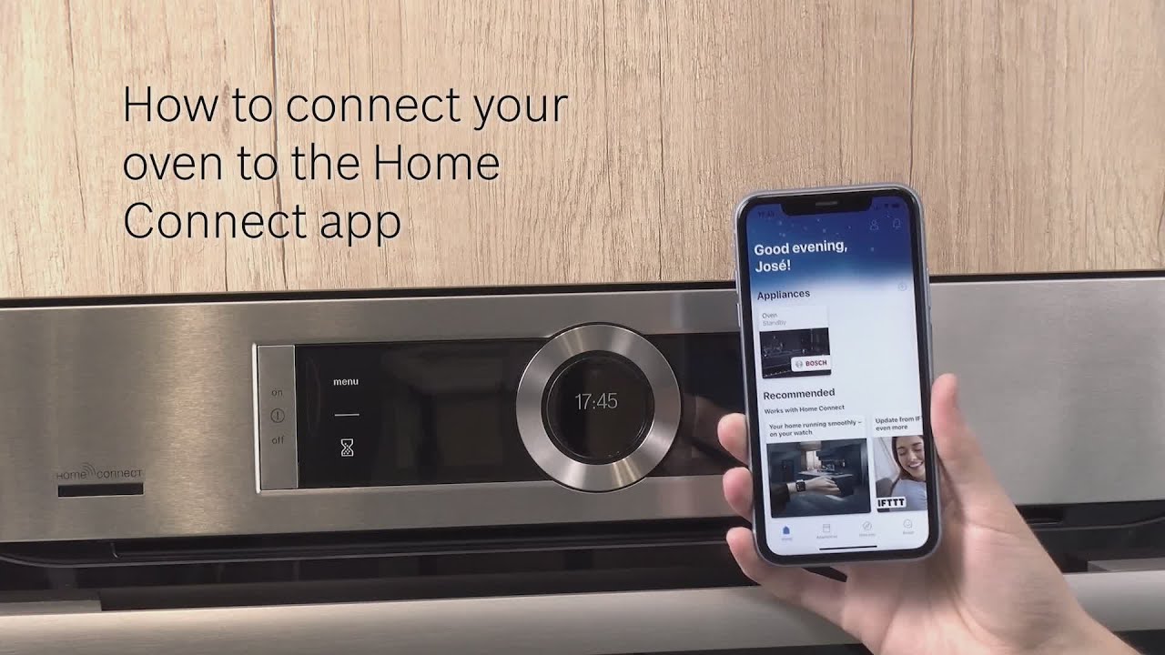 How to connect your Oven to the Home Connect App - YouTube