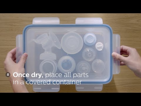 How to clean Philips Avent electric breast pump